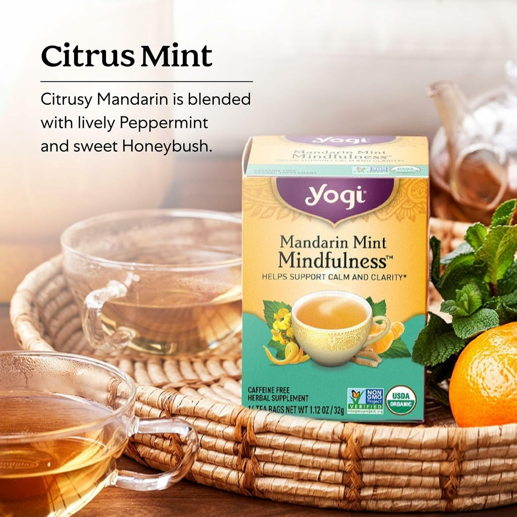 natural detox with Mandarin Mint tea