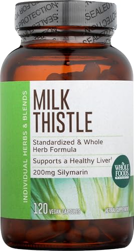 natural detox with milk thistle capsules