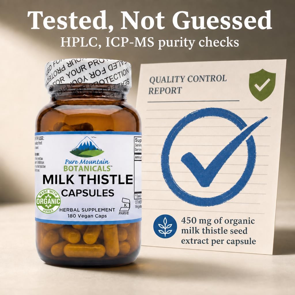 natural detox with milk thistle capsules