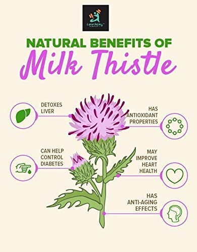 Natural detox with milk thistle seeds