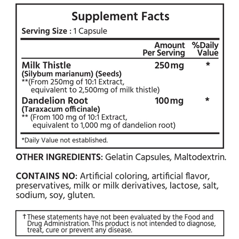 Natural detox with Milk Thistle