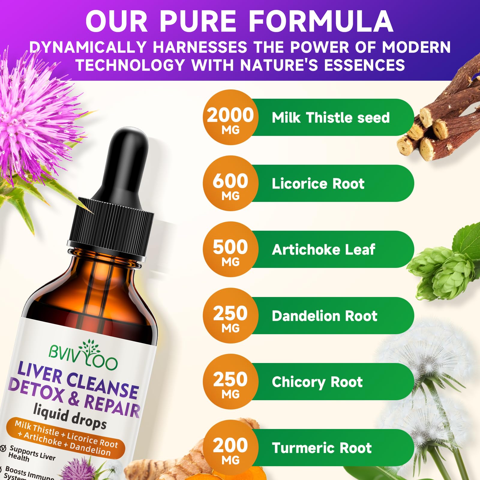 natural detox with milk thistle