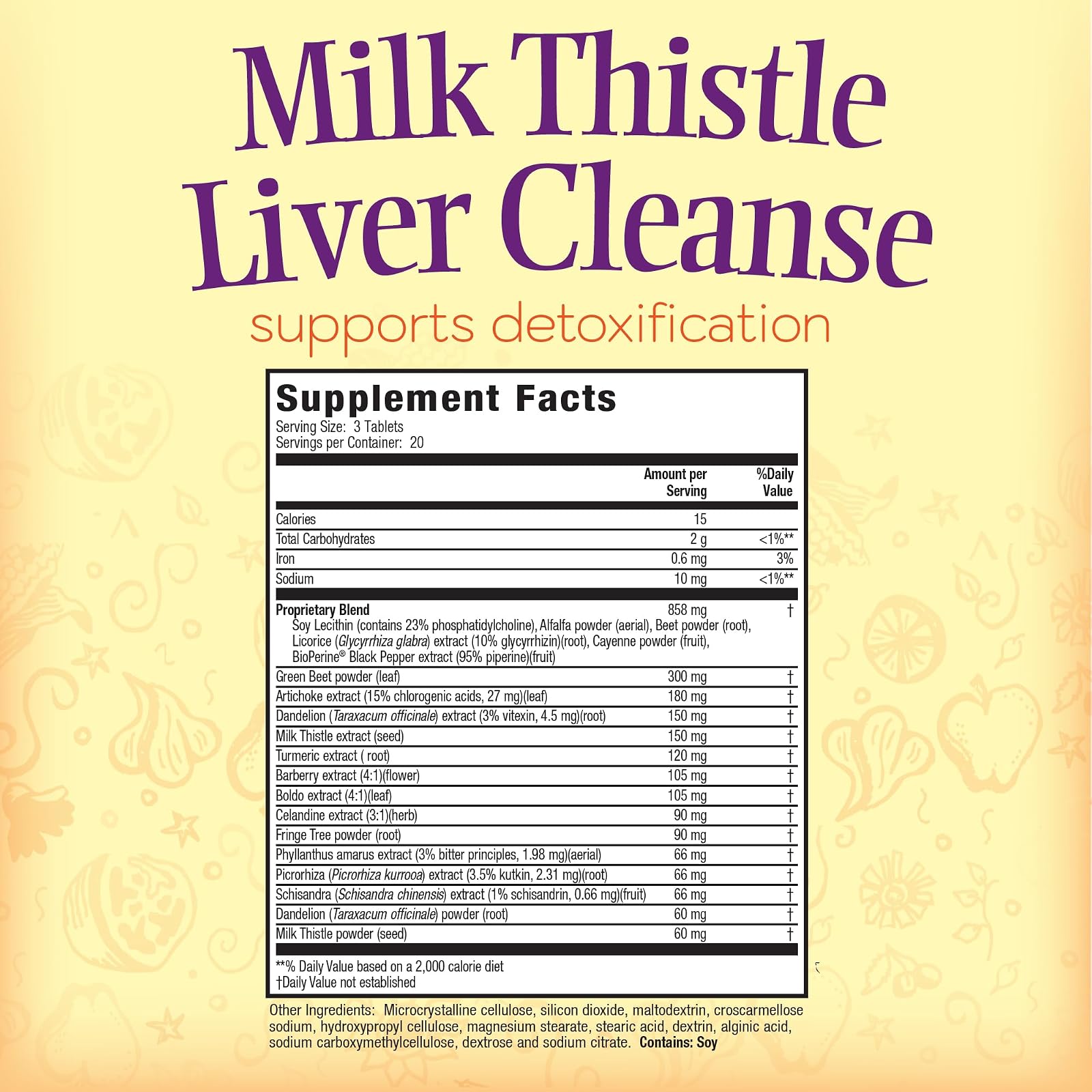 natural detox with milk thistle