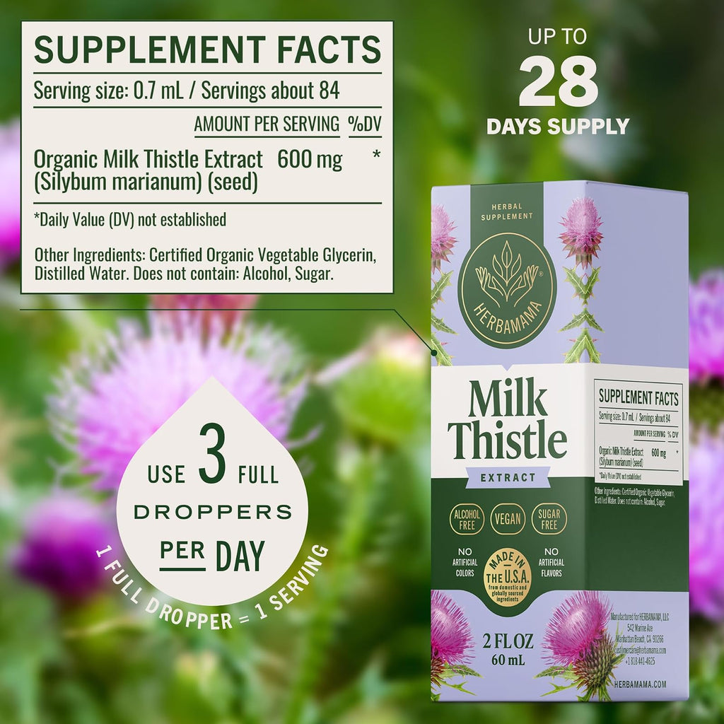 natural detox with milk thistle