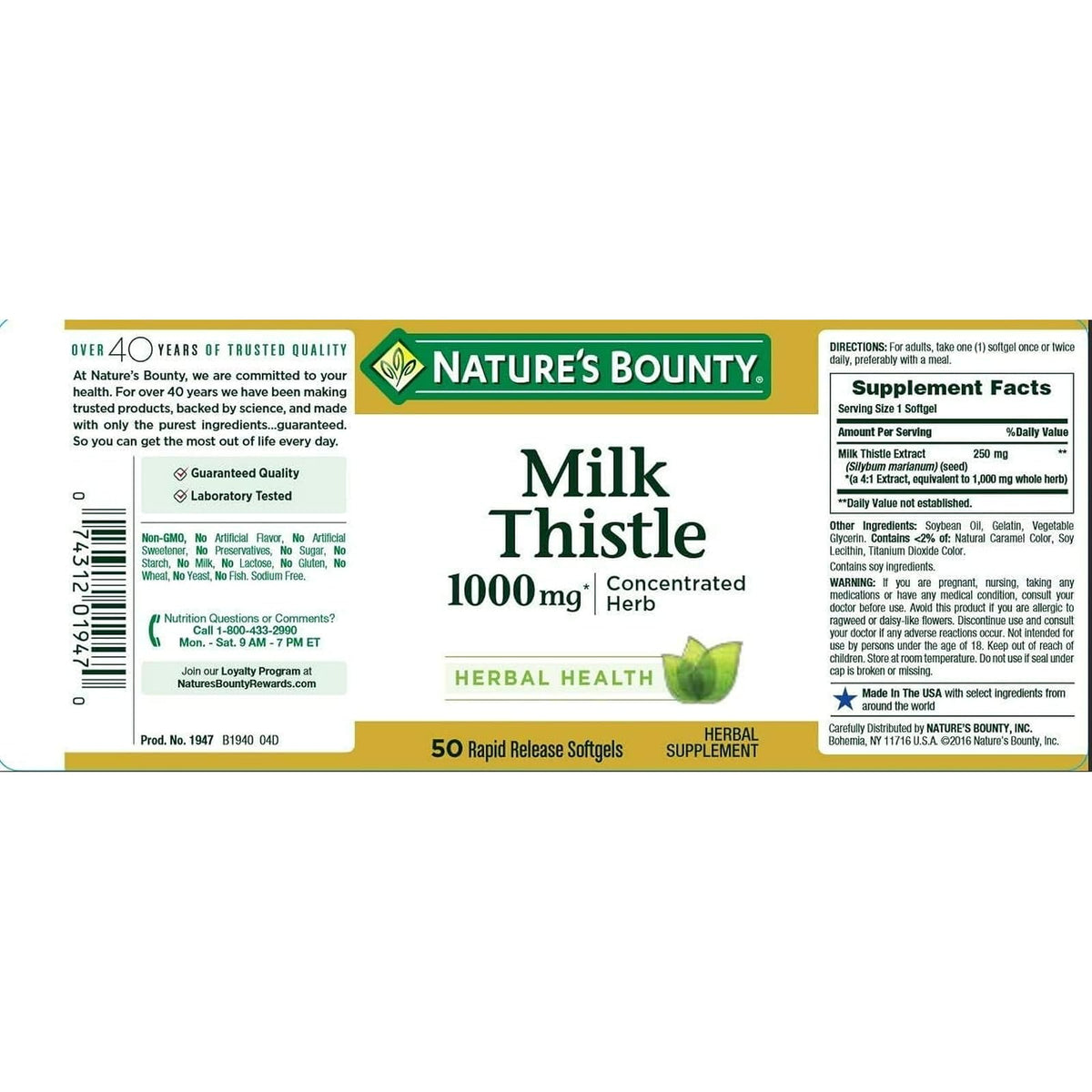 Natural detox with Milk Thistle
