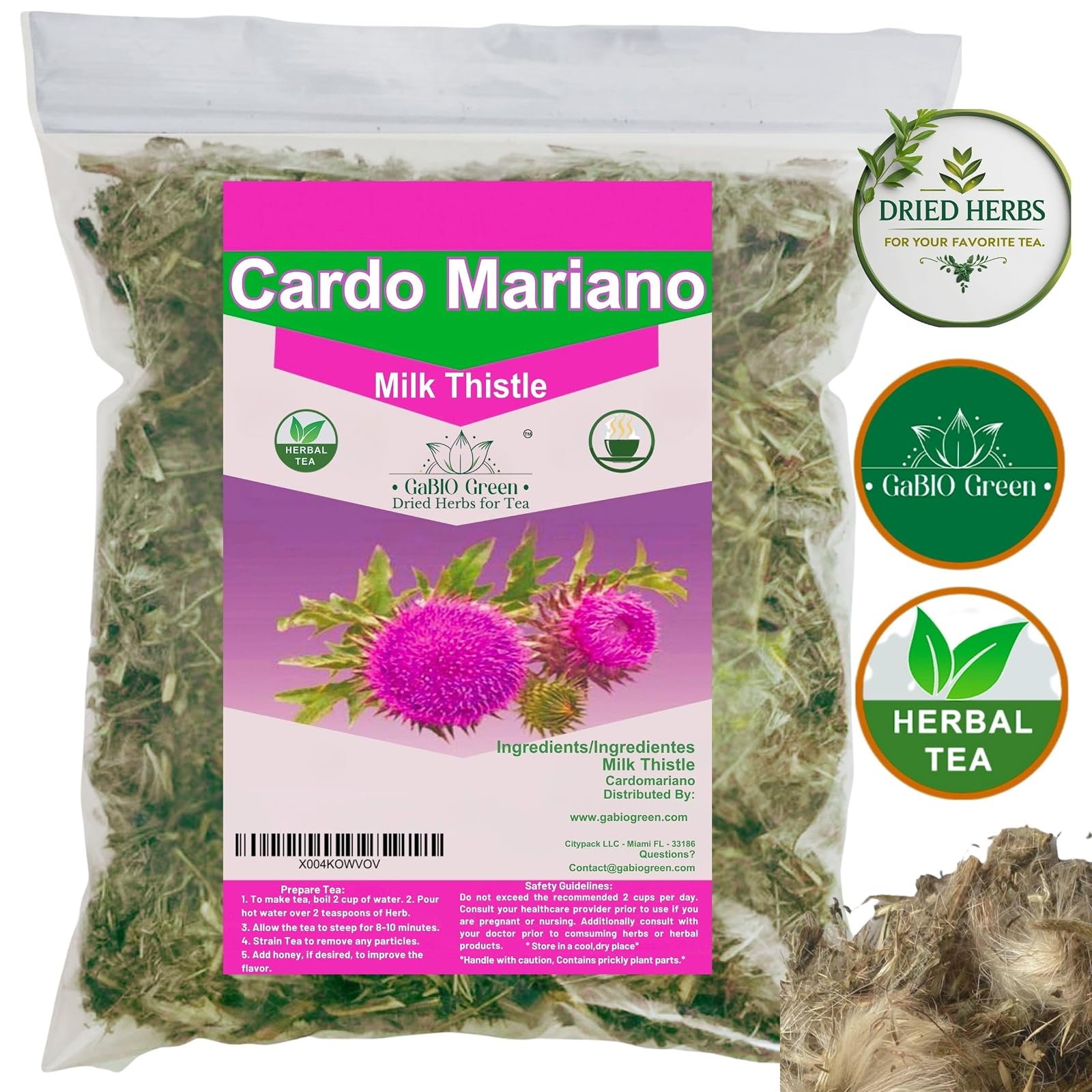 natural detox with milk thistle