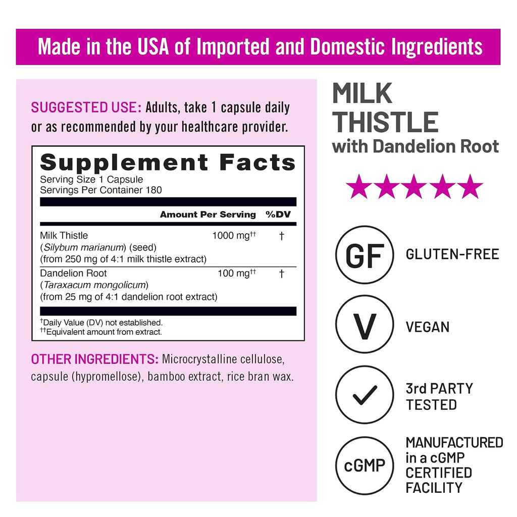 natural detox with milk thistle