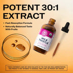 natural detox with milk thistle