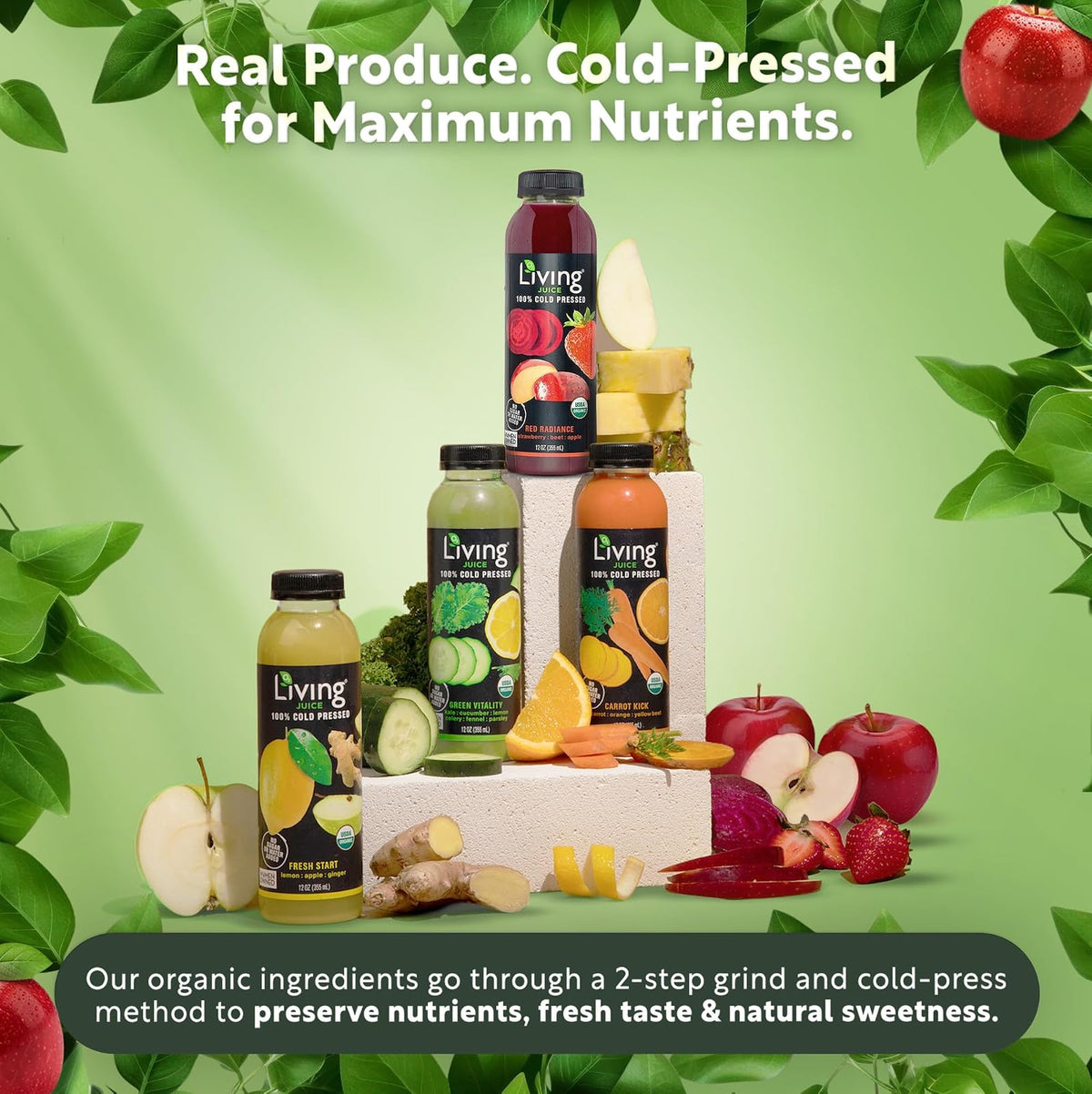 natural detox with O2 Living juice