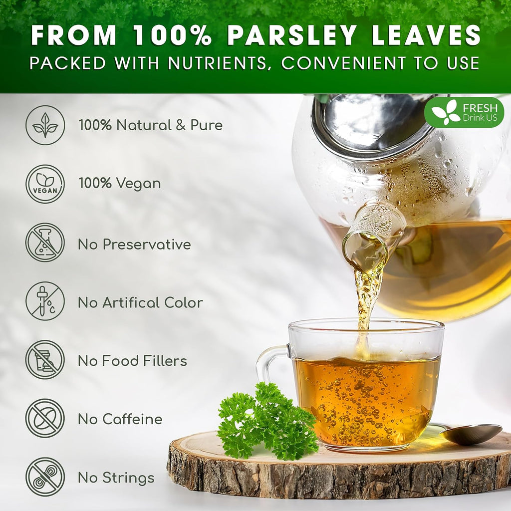 natural detox with parsley tea