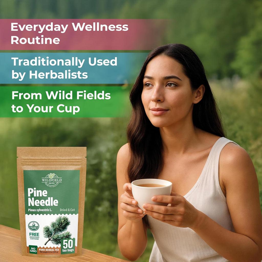 natural detox with pine needle tea