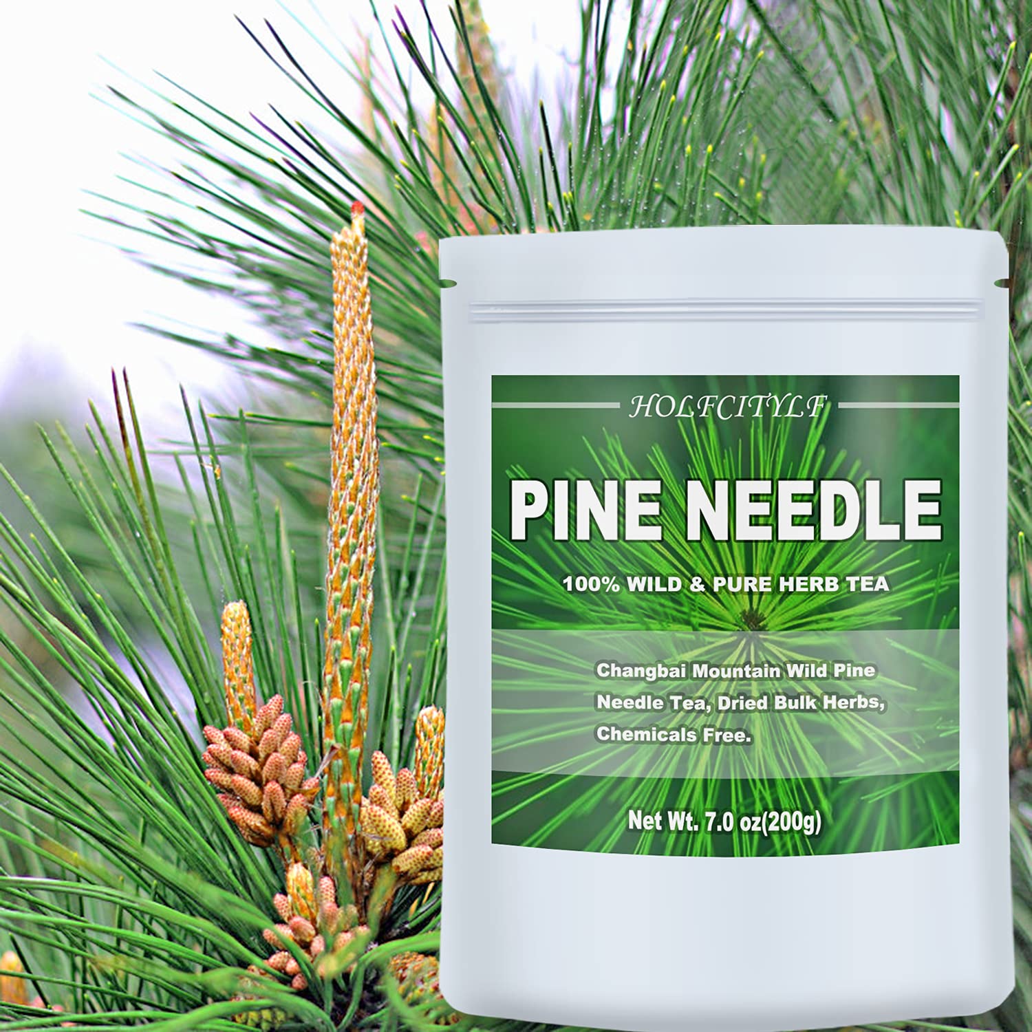 natural detox with pine needle tea