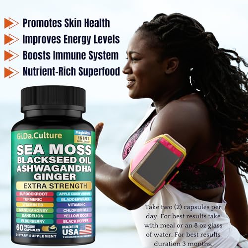 natural detox with sea moss capsules