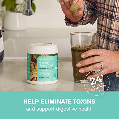 natural detox with spirulina powder