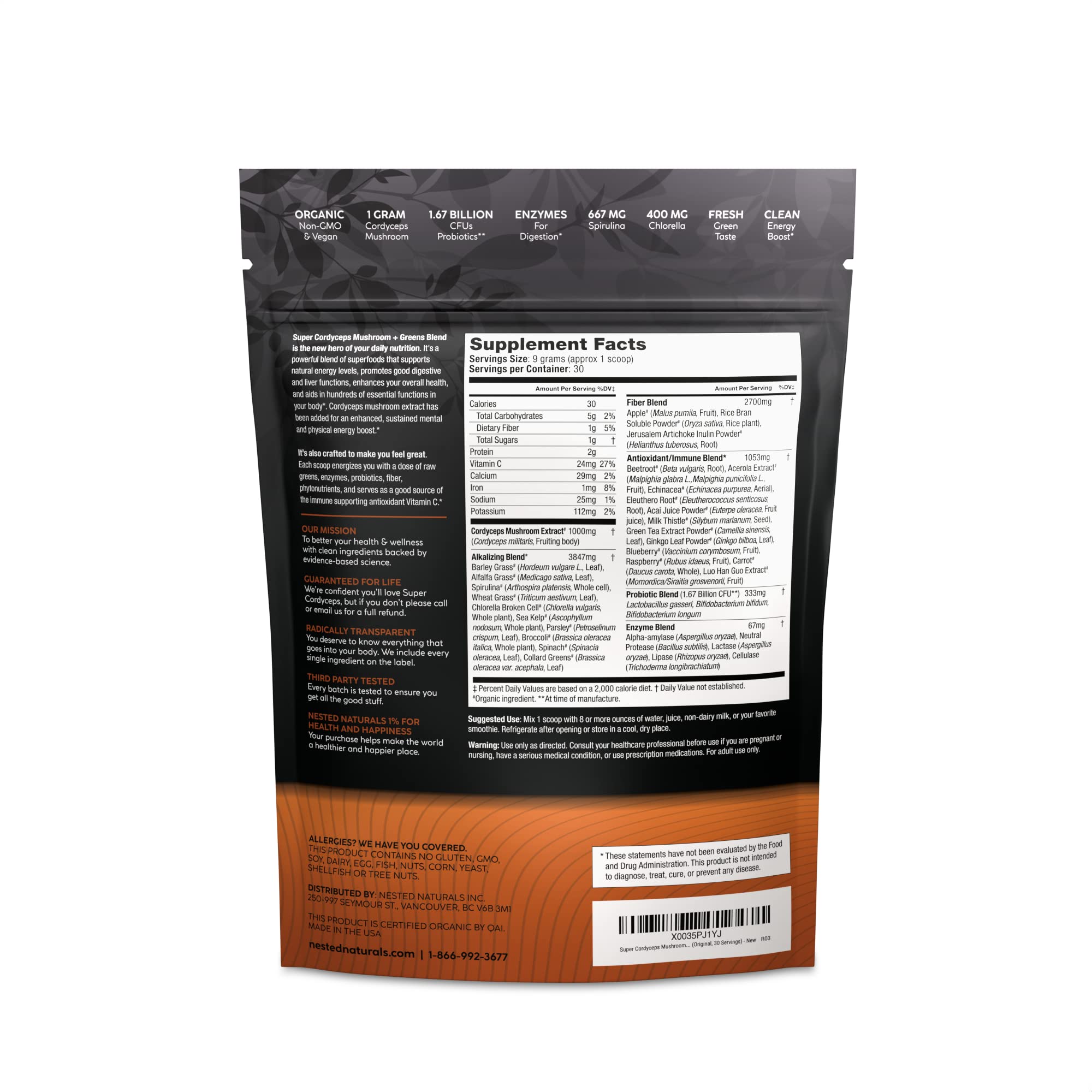 natural detox with spirulina powder