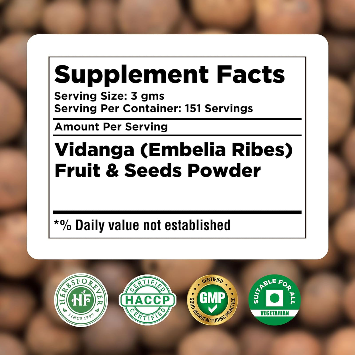 Natural detox with Vidanga Powder