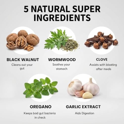 Natural detox with wormwood blend