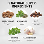 Natural detox with wormwood blend