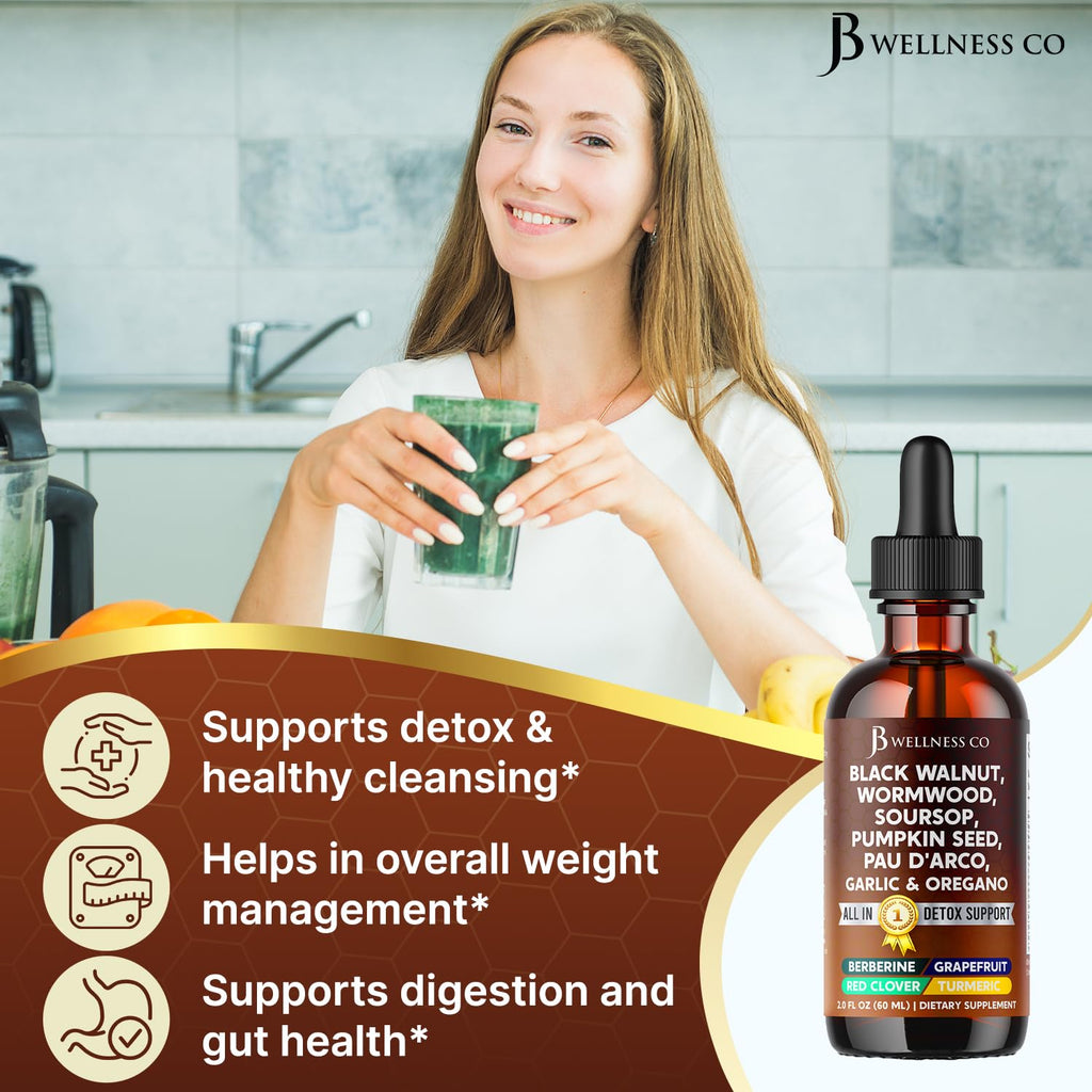natural detox with Wormwood drops