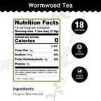 natural detox with wormwood tea