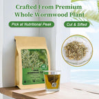 natural detox with wormwood tea