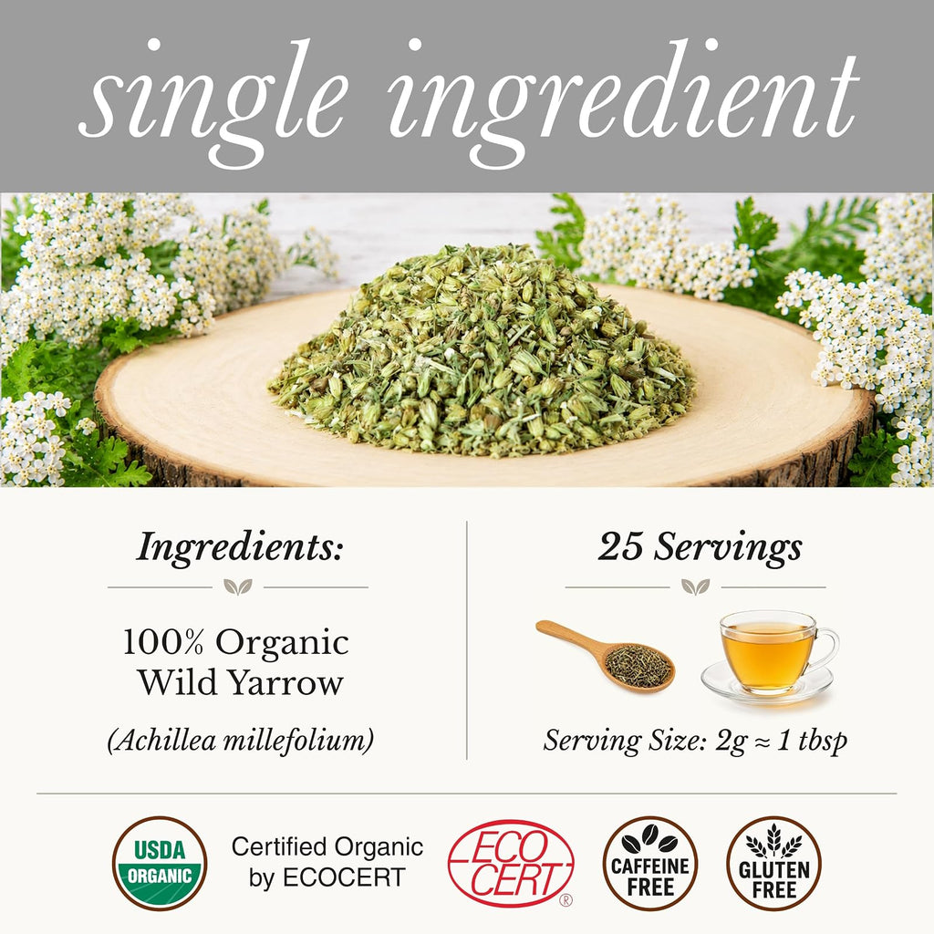 natural detox with yarrow tea