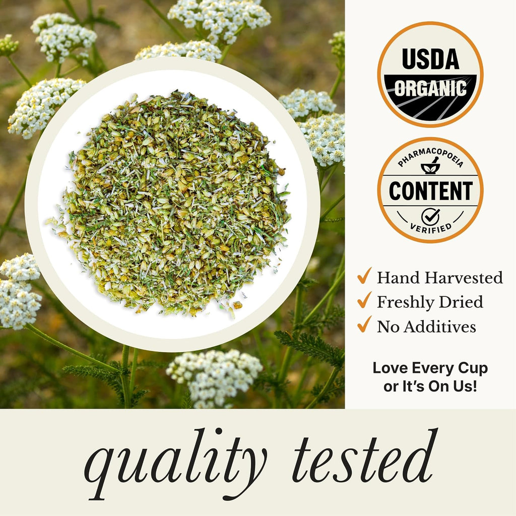 natural detox with yarrow tea