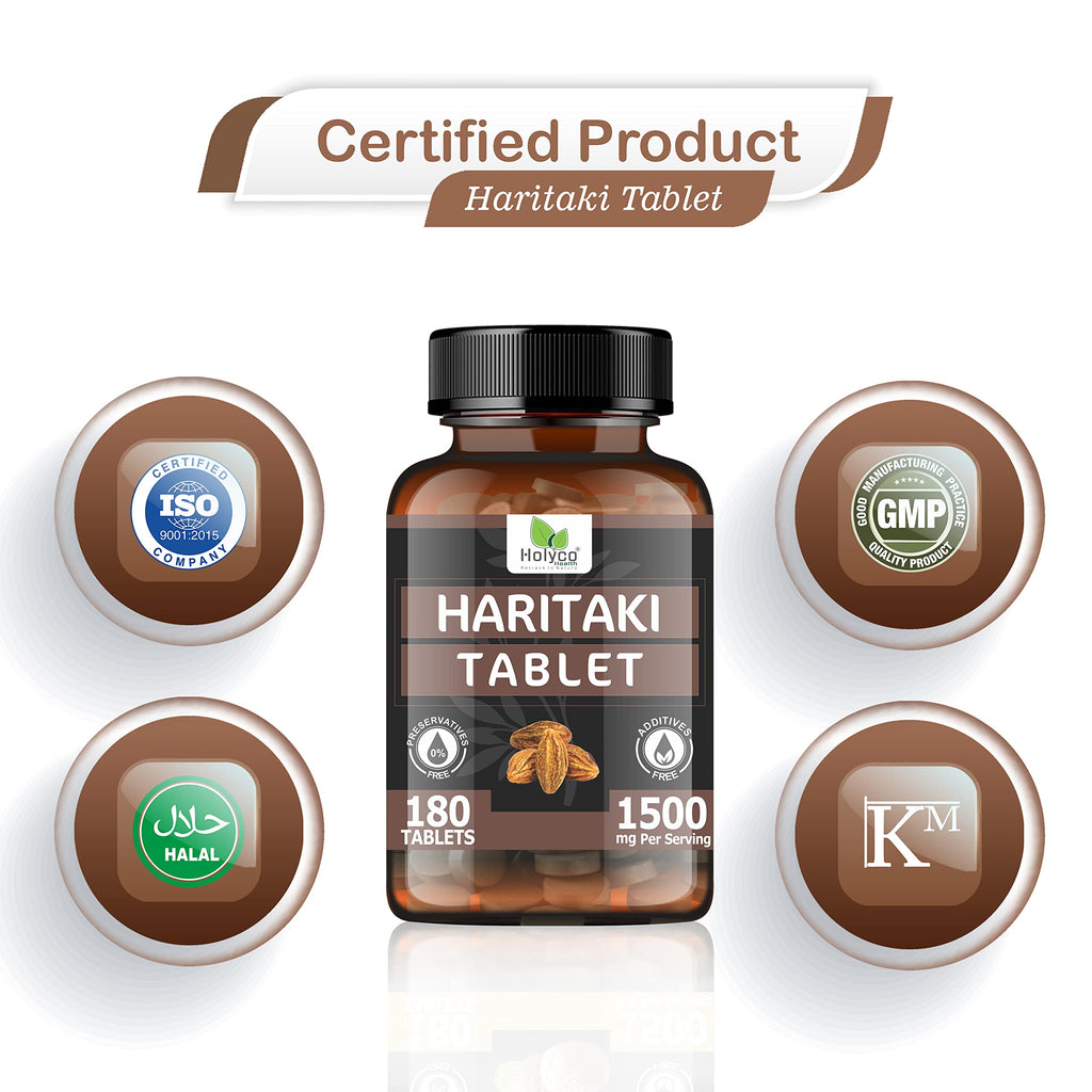 natural detoxification with Haritaki tablets
