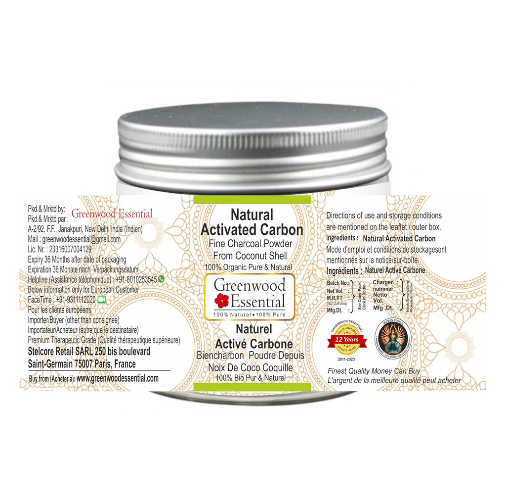 natural detoxifying charcoal powder