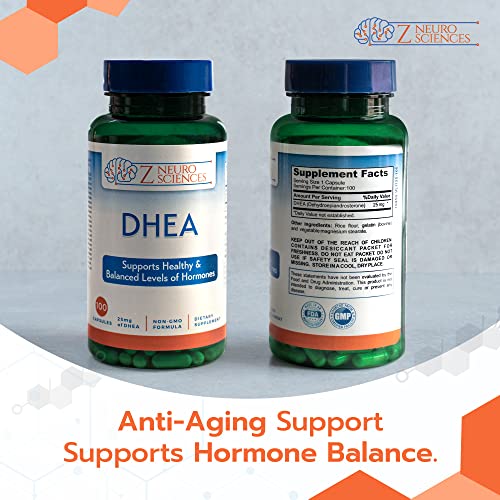 Natural DHEA capsules for vitality