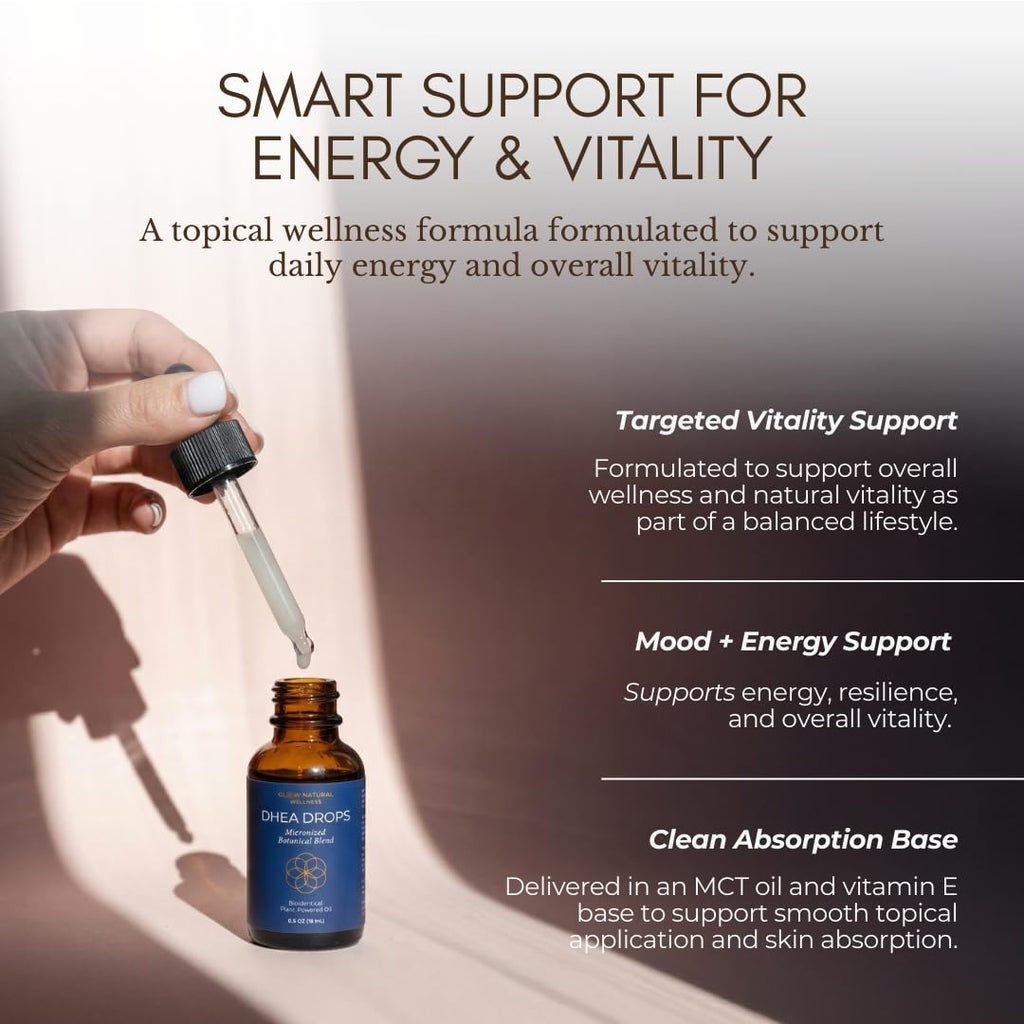 Natural DHEA drops for hormonal balance