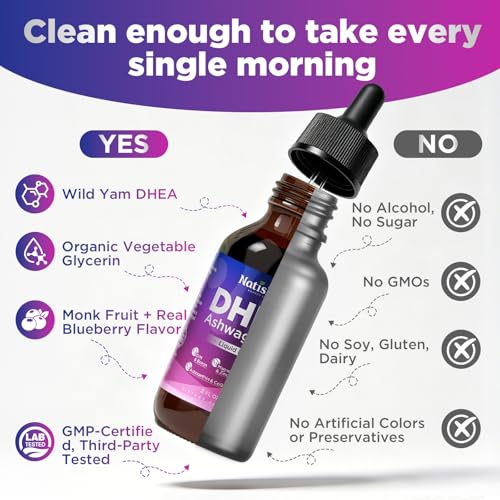 Natural DHEA drops for overall health