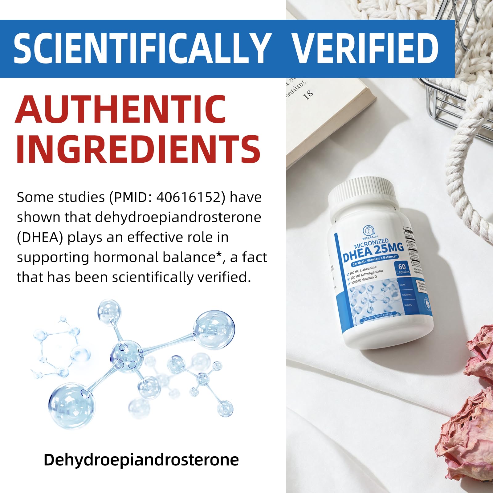 Natural DHEA for energy support