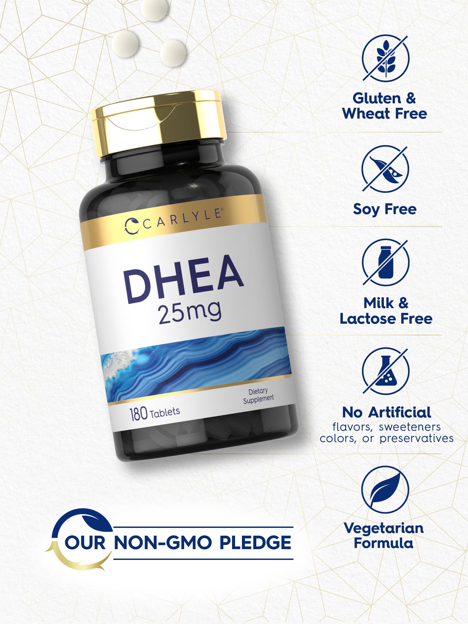 Natural DHEA for overall wellness