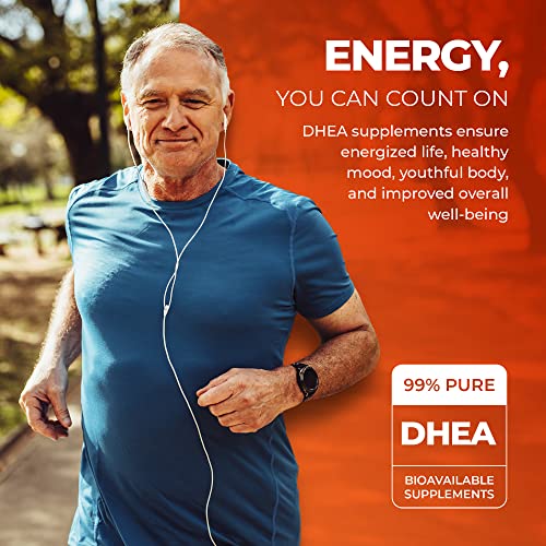 Natural DHEA supplement for active lifestyle