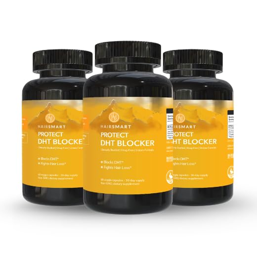 Natural DHT blocker supplement capsules