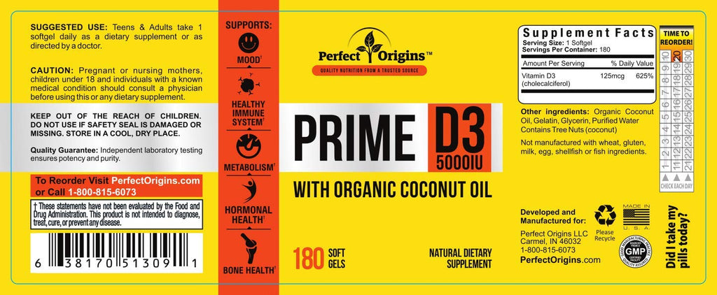 natural dietary supplement with organic coconut oil