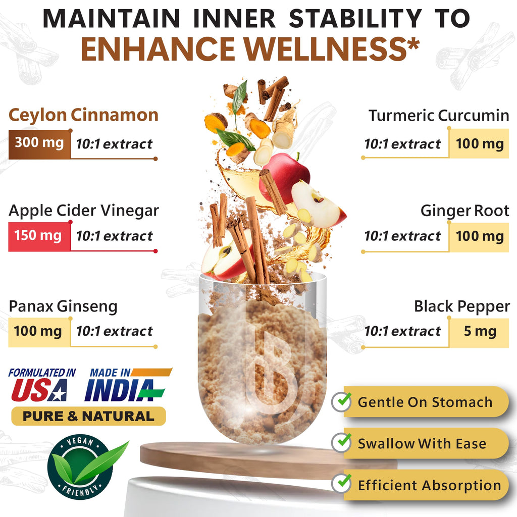 natural digestion aid with cinnamon