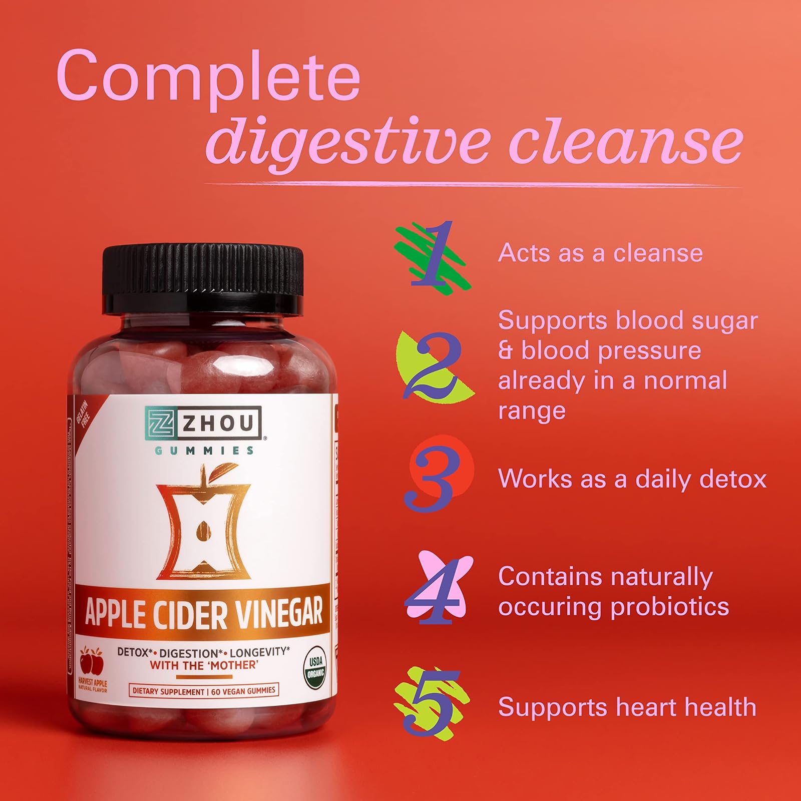 natural digestion support apple cider vinegar