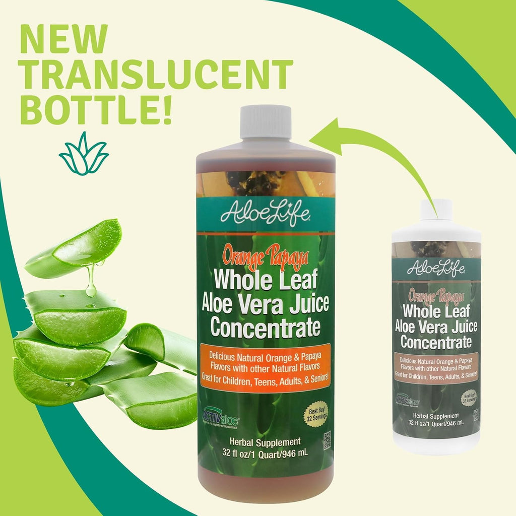 Natural digestive aid Aloe Juice