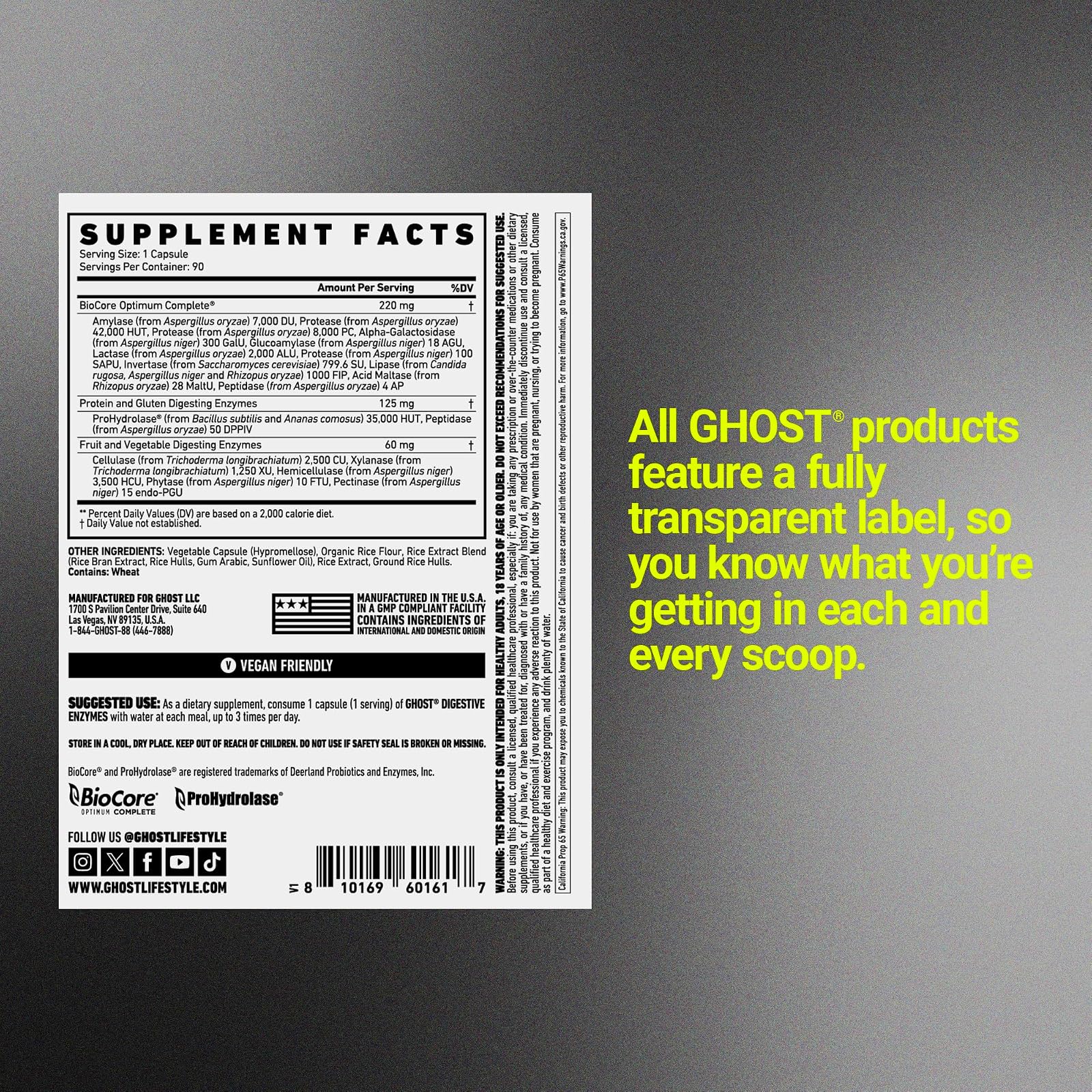 natural digestive aid from GHOST