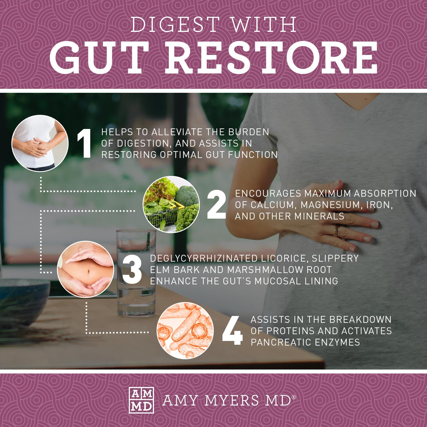 Natural digestive aid Gut Restore Betaine