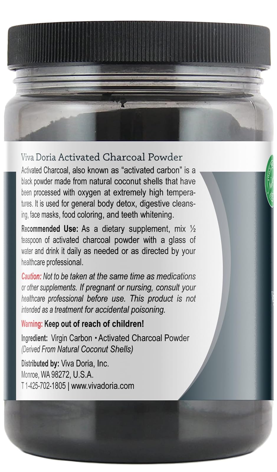 natural digestive aid with activated charcoal