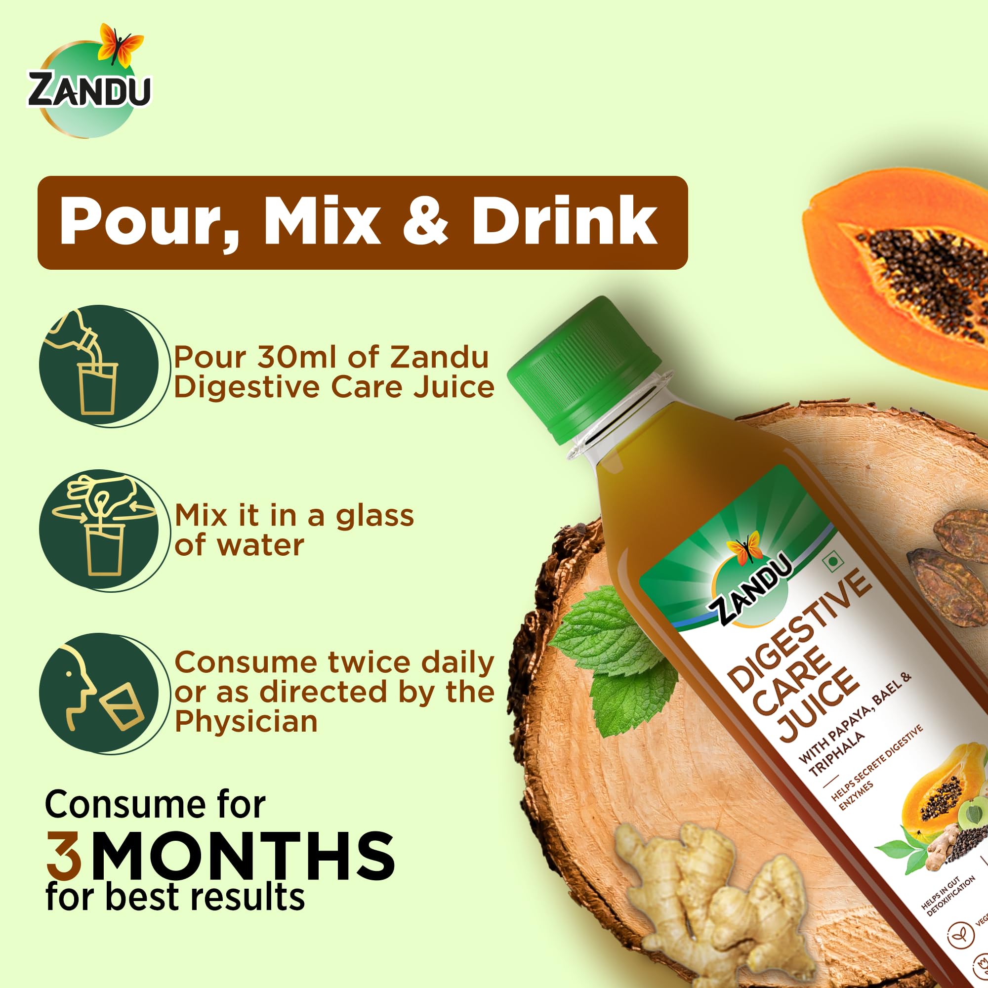 Natural digestive aid with bael