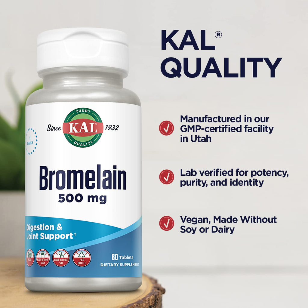 Natural digestive aid with Bromelain