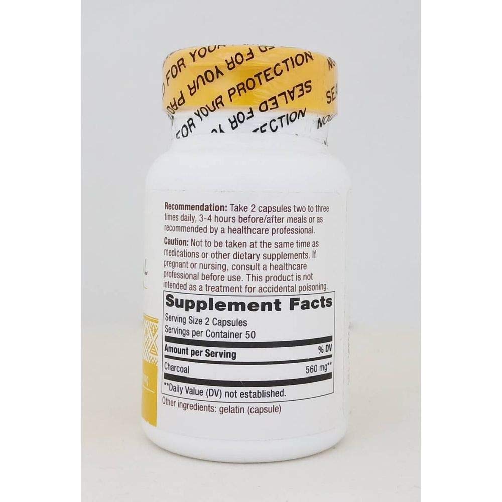 natural digestive aid with charcoal