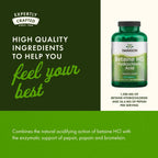 natural digestive aid with hydrochloric acid