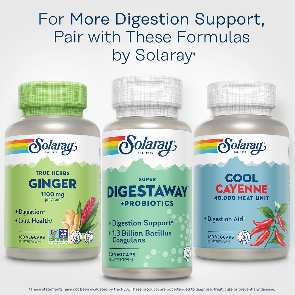 Natural digestive aid with probiotics