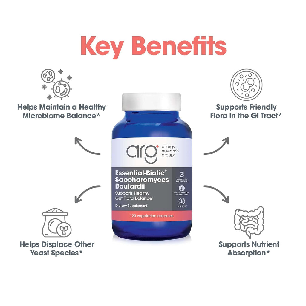 Natural digestive aid with Saccharomyces Boulardii