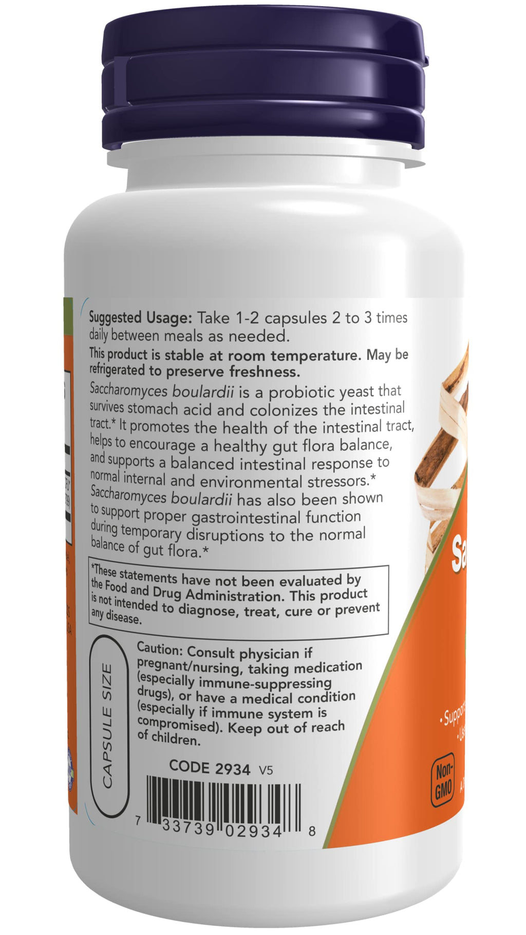 natural digestive aid with Saccharomyces